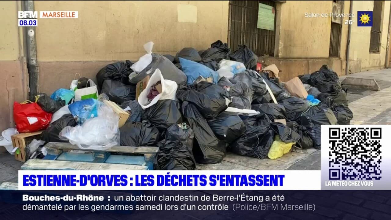 Marseille: les déchets des restaurants s'entassent au Cours d'Estienne ...
