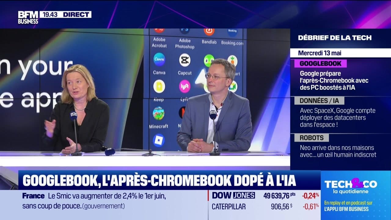 Googlebook, l'après-Chromebook dopé à l'IA - 13/05