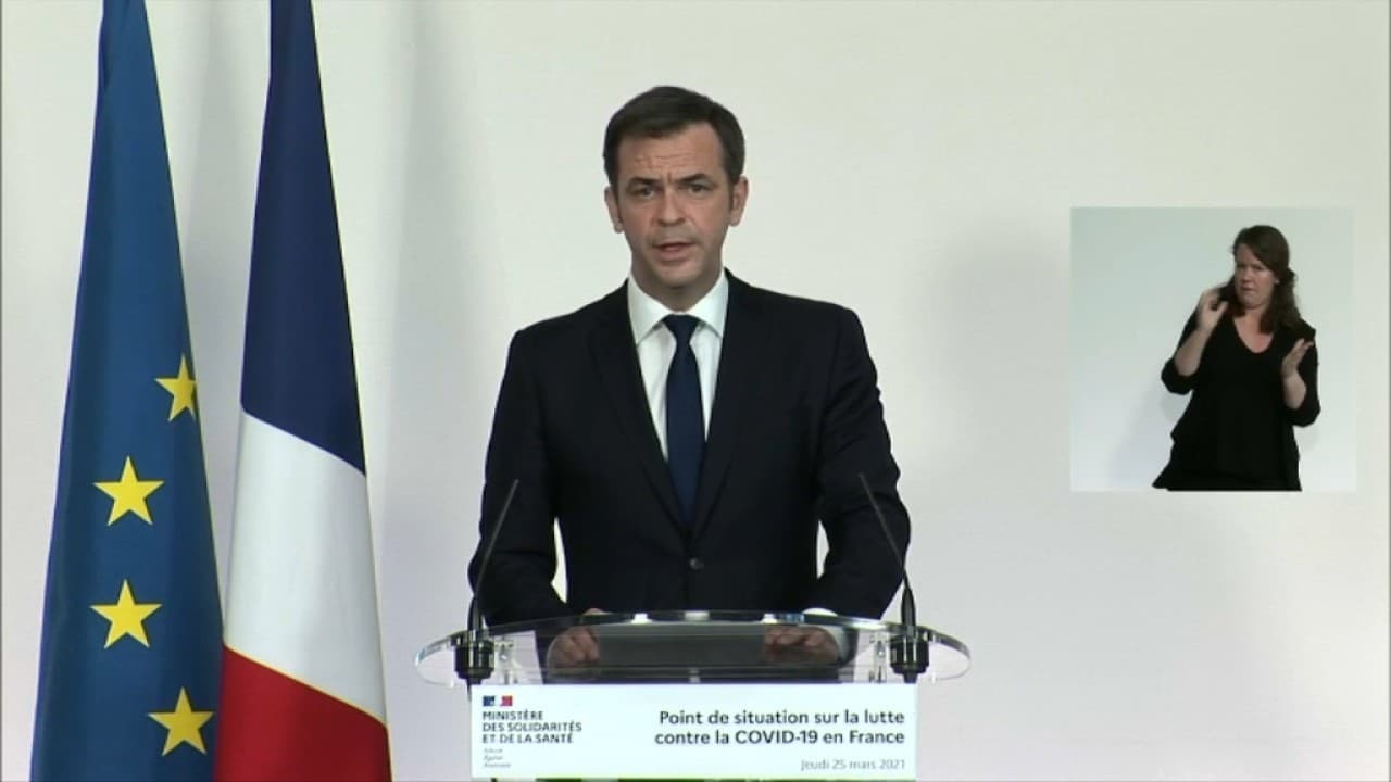 3 nouveaux départements confinés: le point presse d'Oliver Véran en ...