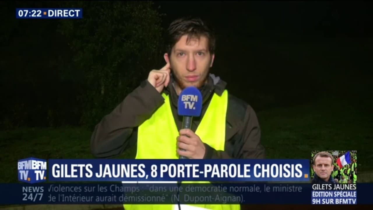 Jason Herbert, porte-parole des gilets jaunes, estime qu'un moratoire ...