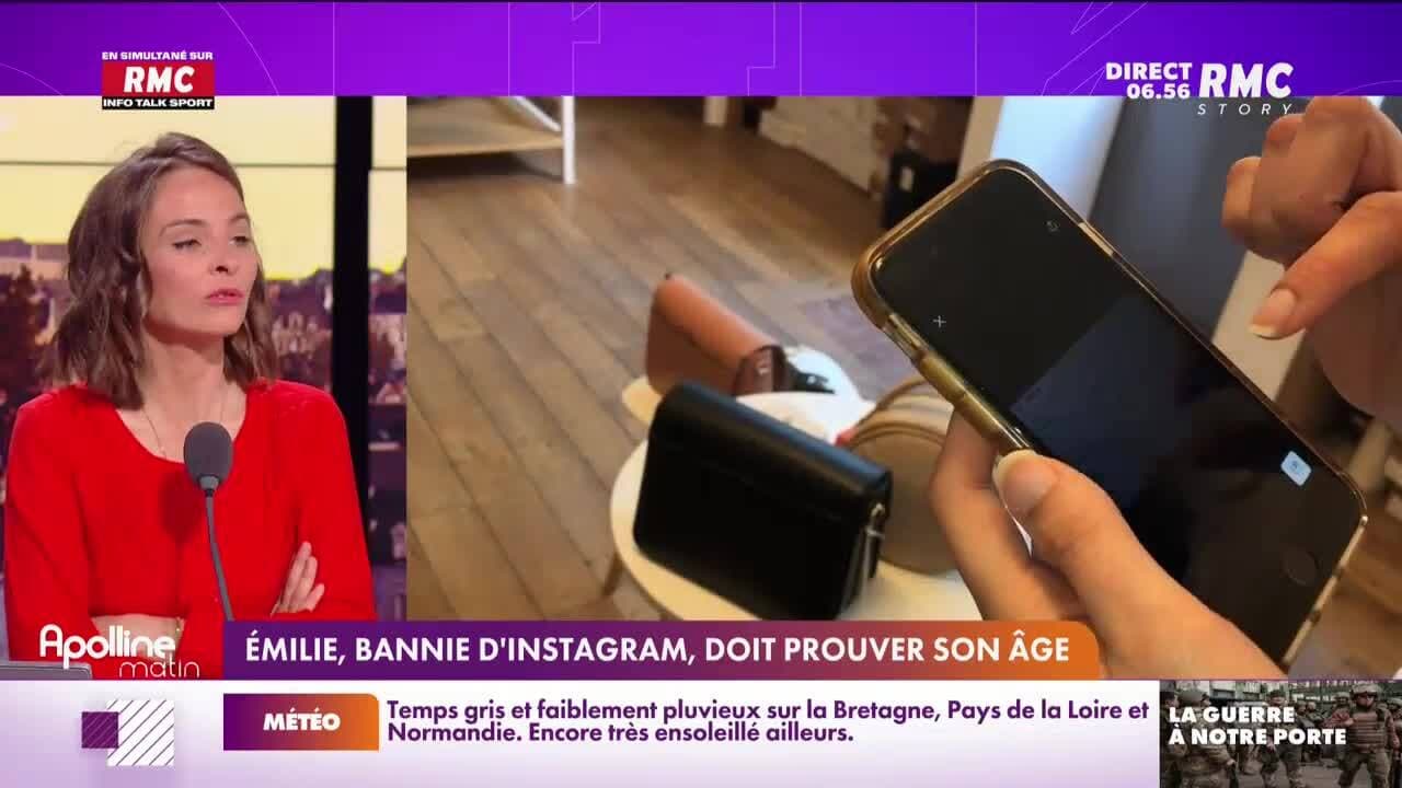 RMC s’engage pour vous : Émilie, bannie d’Instagram, doit prouver son ...