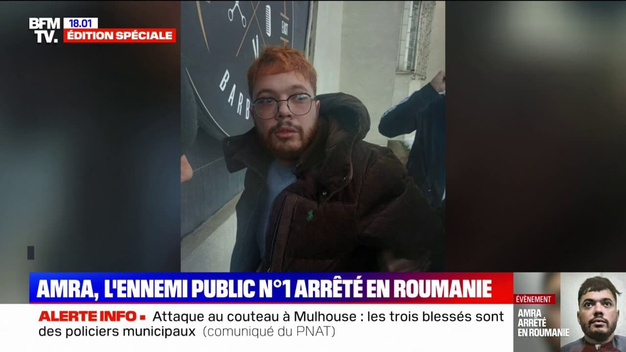 Les images de l'arrestation de Mohamed Amra, en Roumanie Les images de l'arrestation de Mohamed Amra, en Roumanie