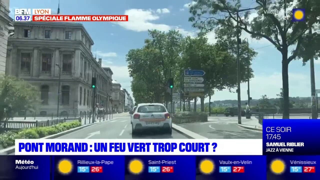 Lyon: le feu vert du pont Morand est-il trop court?