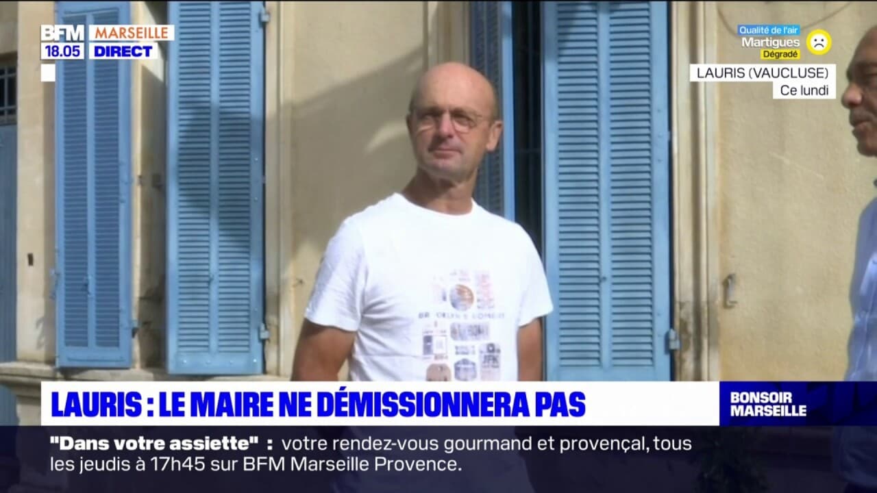 Vaucluse: le maire de Lauris ne démissionnera finalement pas