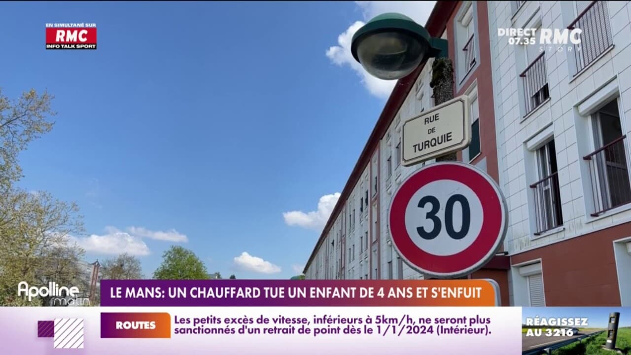 Le Mans: un chauffard tue un enfant de 4ans et s'enfuit