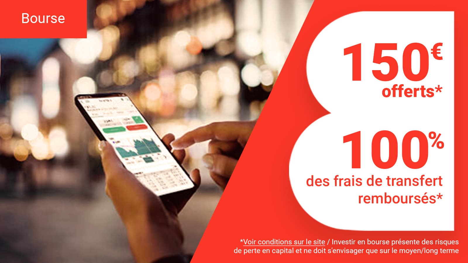 BforBank propose une offre de bienvenue alléchante sur son offre Bourse