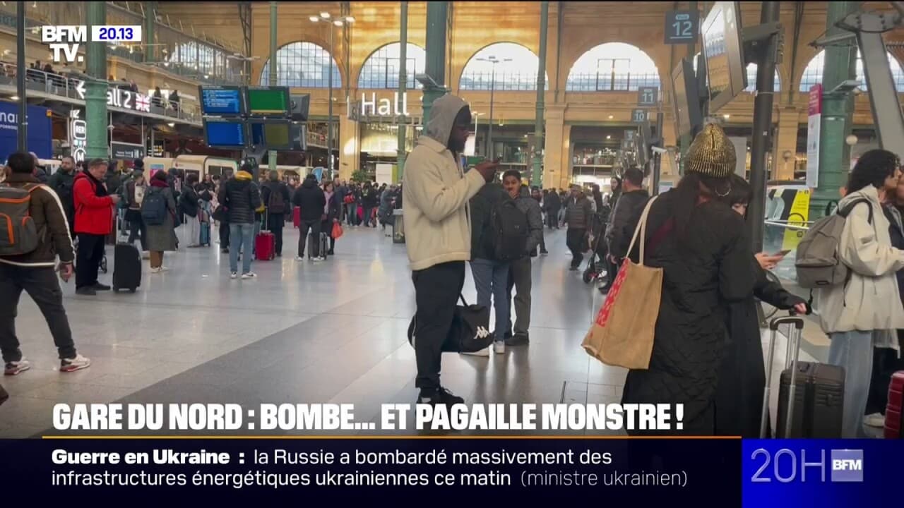 Paris: le trafic reprend lentement à la Gare du Nord, après le déminage d'une bombe de la ...