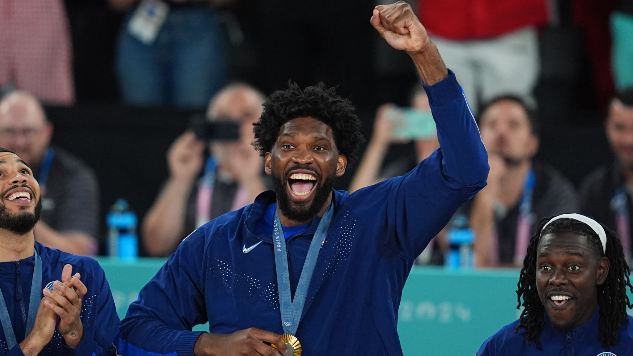 JO 2024 (basket): Joel Embiid déclare sa flamme au public français ...