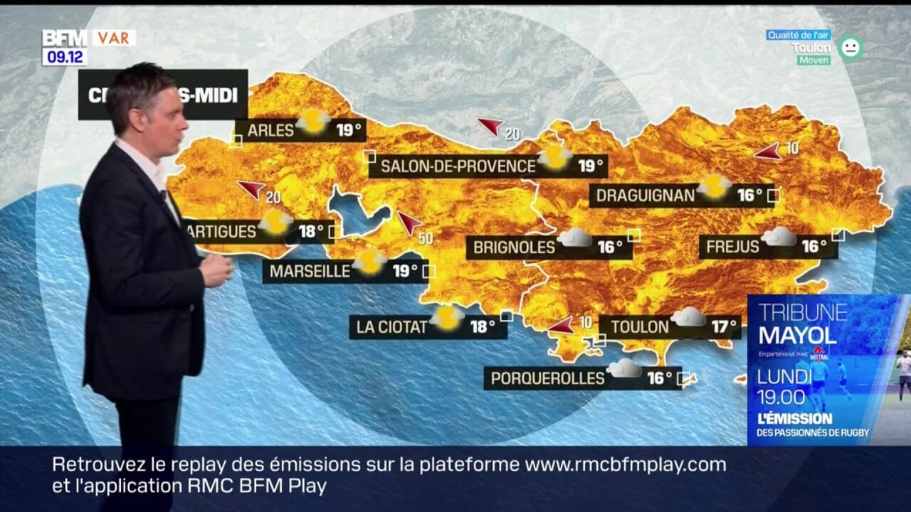 Météo Var: ciel assez couvert, des éclaircies localement