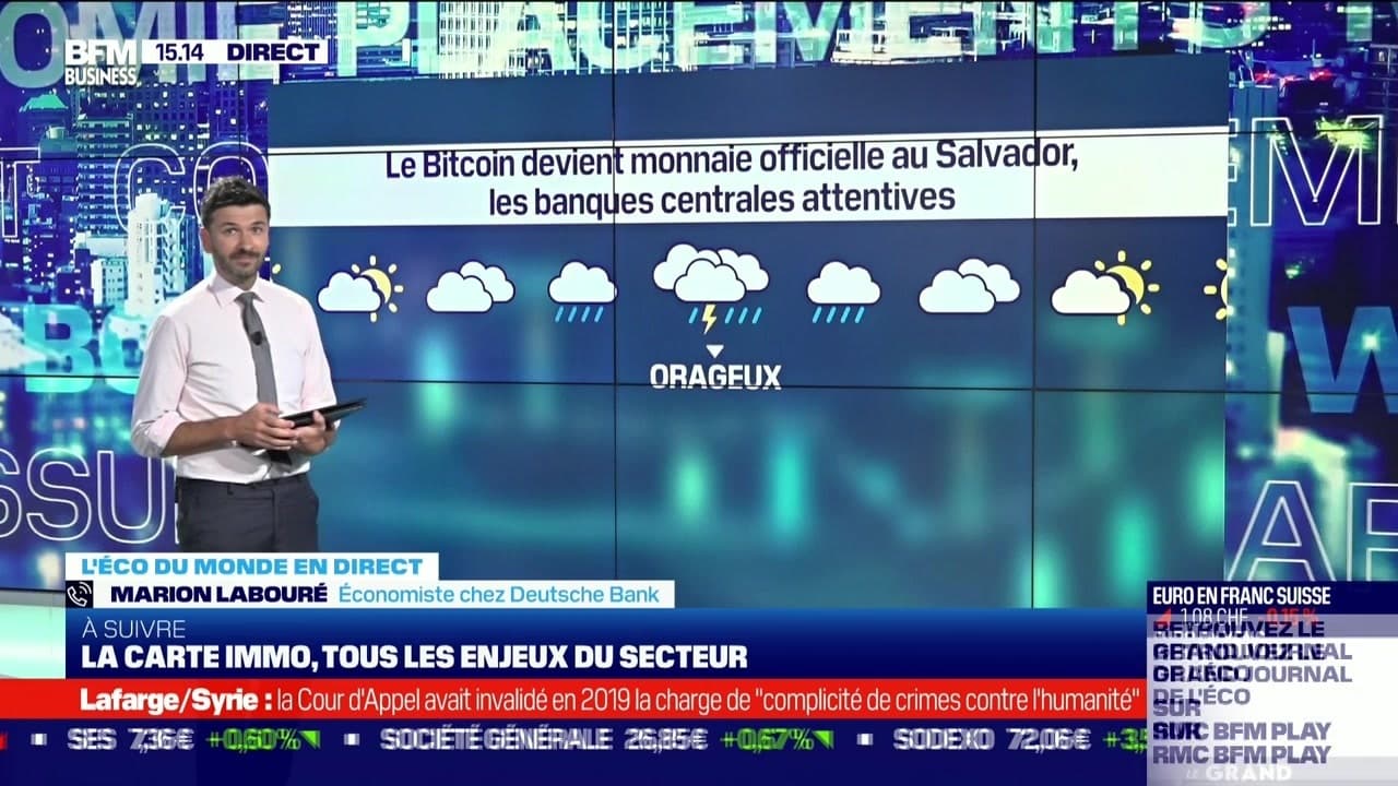Marion Labouré (Deutsche Bank) : Le Bitcoin devient monnaie officielle ...
