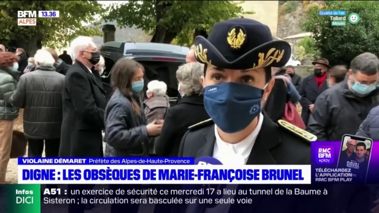 Digne-les-Bains: la ville rend hommage à Marie-Françoise Brunel ...