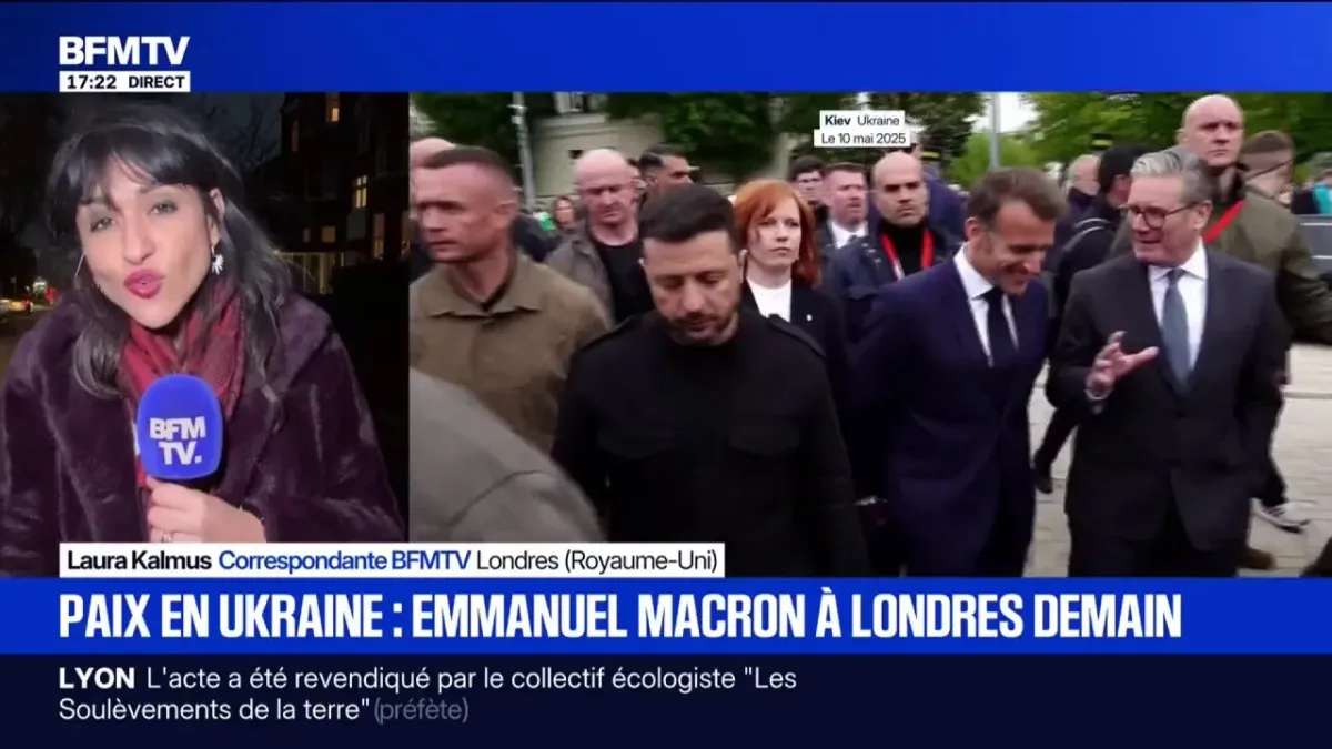Négociation de paix en Ukraine: Emmanuel Macron est attendu à Londres ...