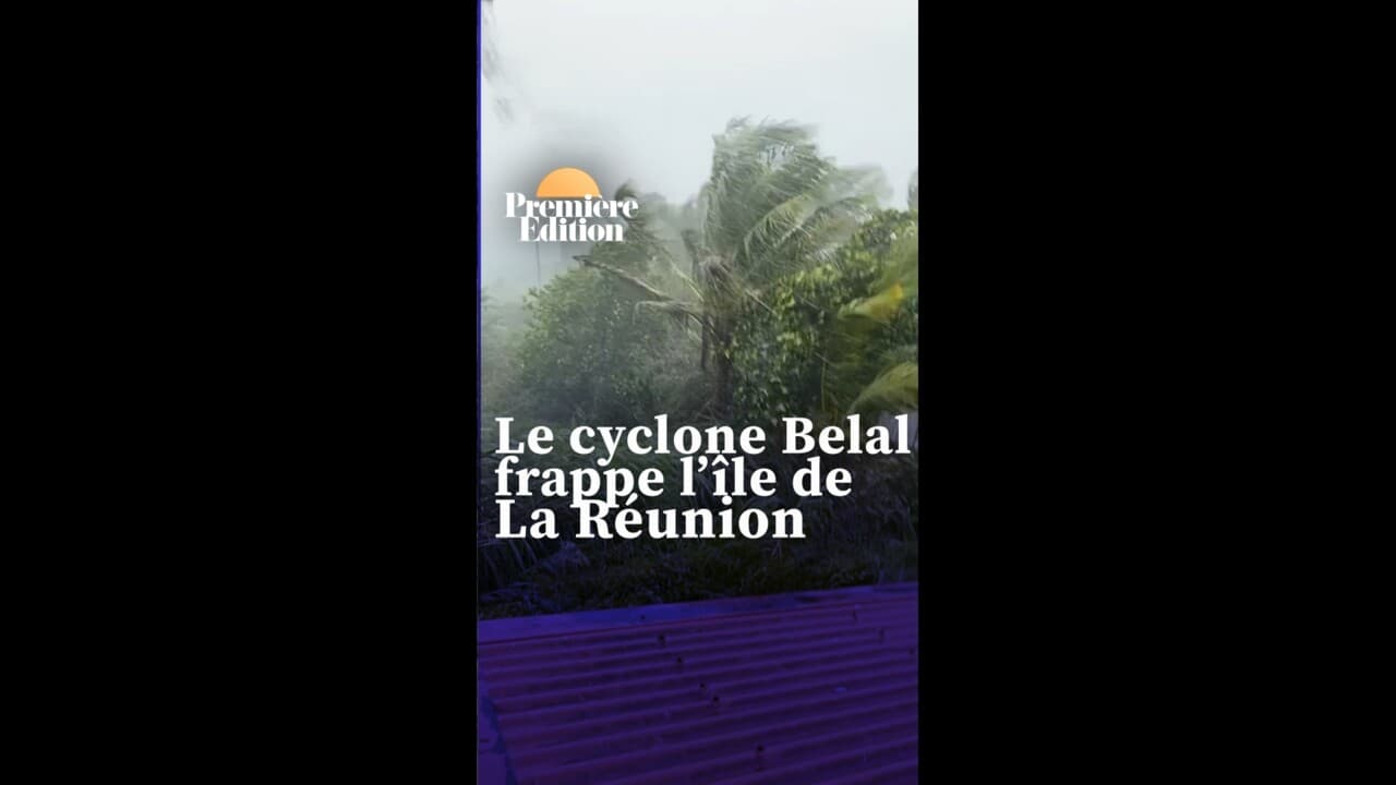 Un habitant de La Réunion raconte le passage du cyclone Belal au sud de ...