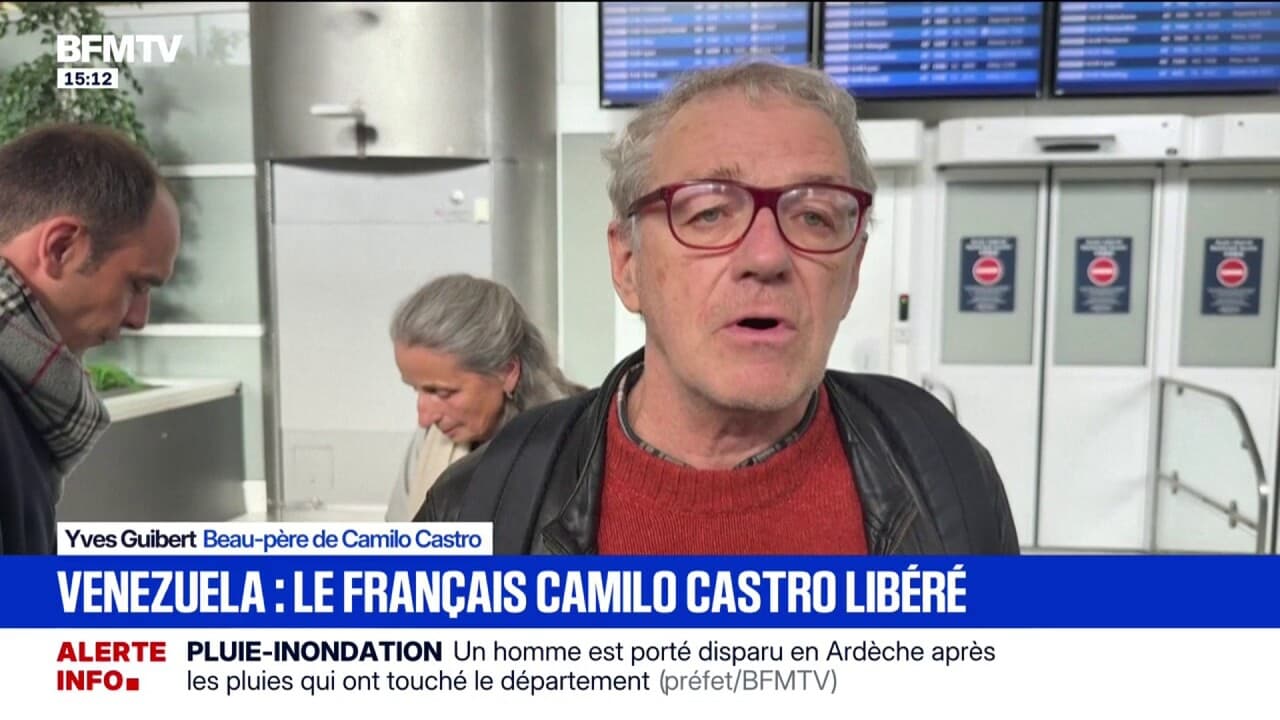 Le Français Camilo Castro libéré après avoir été détenu quatre mois au ...