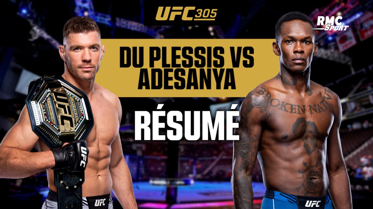 Résumé UFC 305 : Du Plessis soumet Israel Adesanya et reste champion ...
