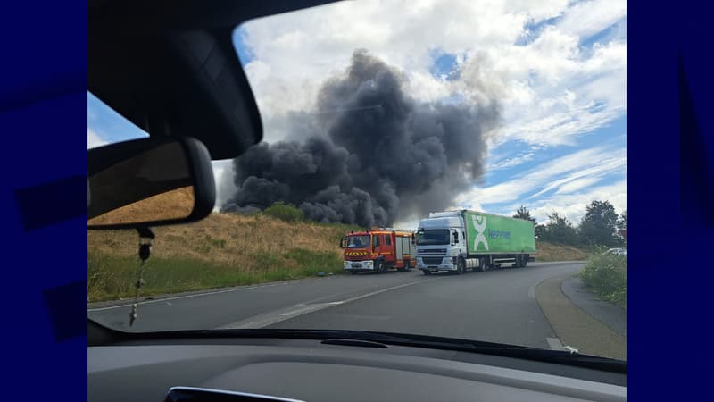 Val-d'Oise: un incendie en cours à Saint-Ouen-l'Aumône, les pompiers ...
