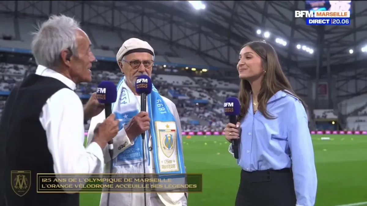 125 ans de l'OM: Josip Skoblar s'exprime lors de l'avant-match sur ses ...