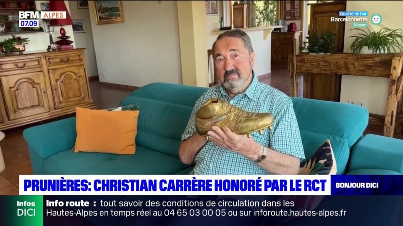 Prunières: BFM DICI a rencontré Christian Carrère honoré par le RCT