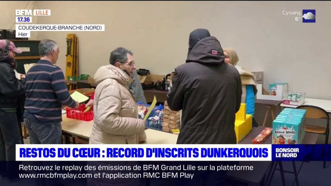 Restos du cœur: record d'inscrits dans le Dunkerquois