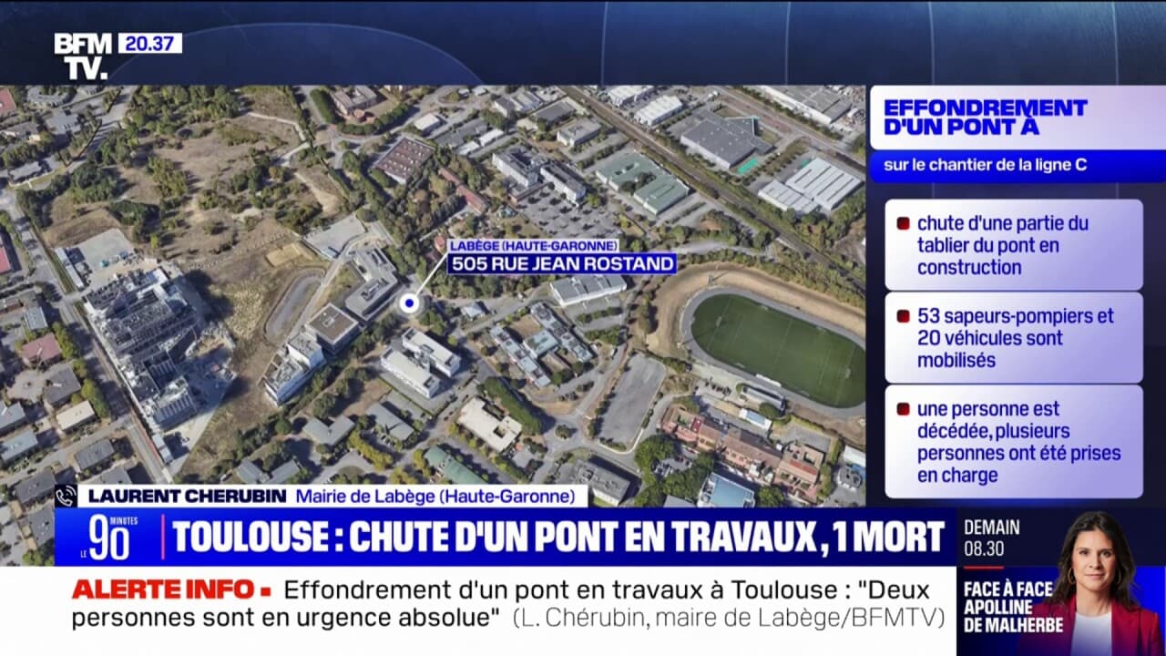 Effondrement d'un pont à Toulouse: Effondrement d'un pont à Toulouse:
