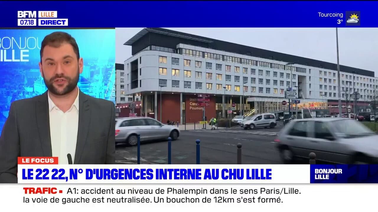 Lille: un numéro d'urgences interne, le 22 22, mis en place au CHU