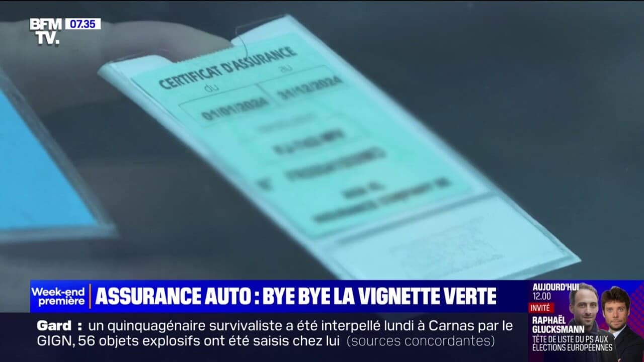 À partir du 1er avril, fini la carte verte et la vignette à coller sous le pare-brise pour son ...