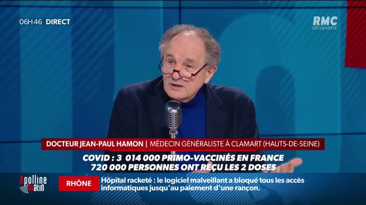 Dr. Jean-Paul Hamon, médecin généraliste à Clamart (92): "S'énerver sur le passeport vaccinal ne ...
