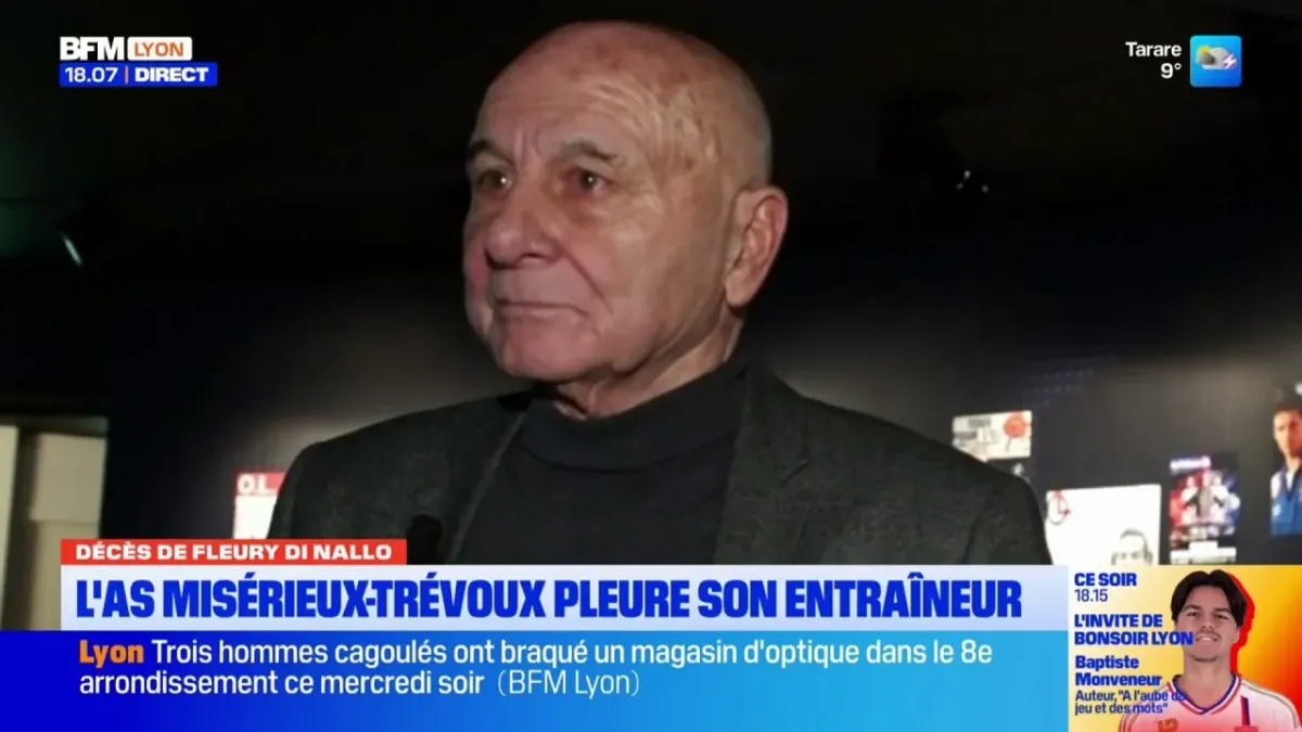 Décès de Fleury Di Nallo : l'AS Misérieux-Trévoux pleure son entraîneur