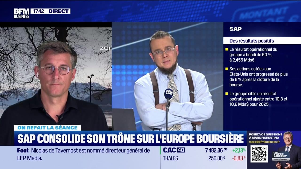 On refait la séance : SAP consolide son trône sur l'Europe boursière ...