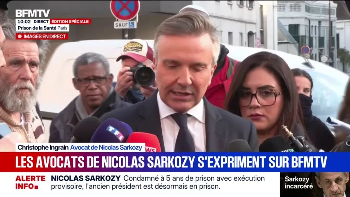 "La demande de mise en liberté de Nicolas Sarkozy a été déposée ...