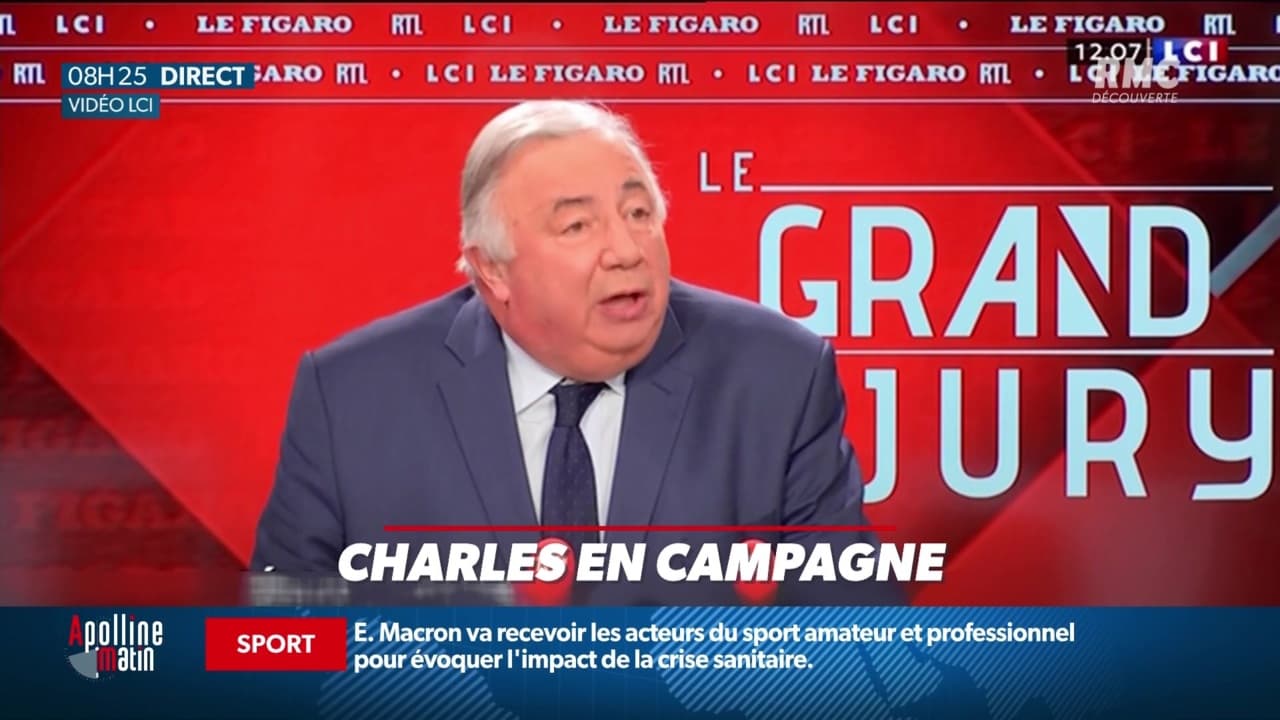 Charles en campagne : Gérard Larcher veut davantage parler au ...
