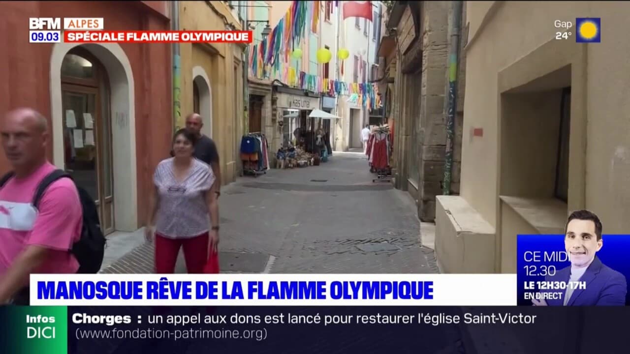 Manosque rêve de la flamme olympique