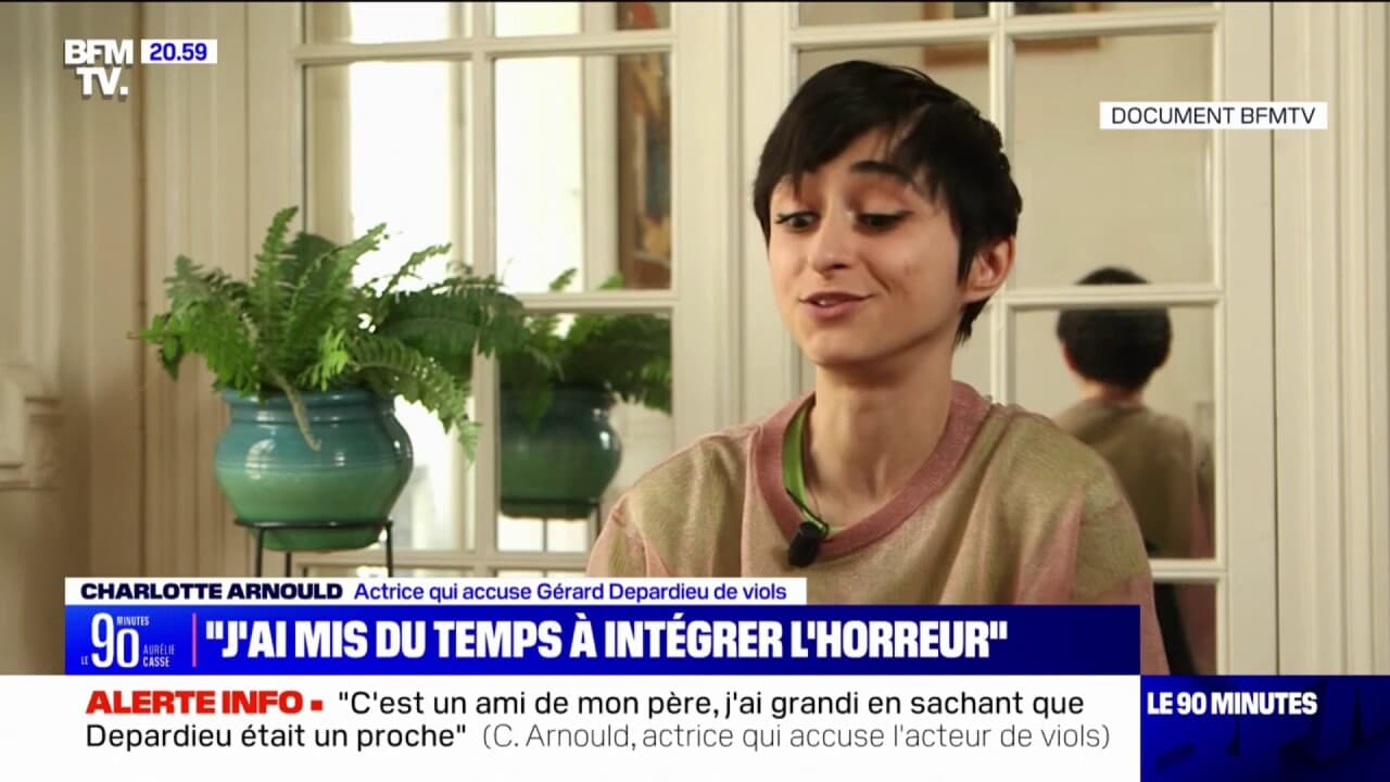 Charlotte Arnould, actrice qui accuse Gérard Depardieu de viols ...