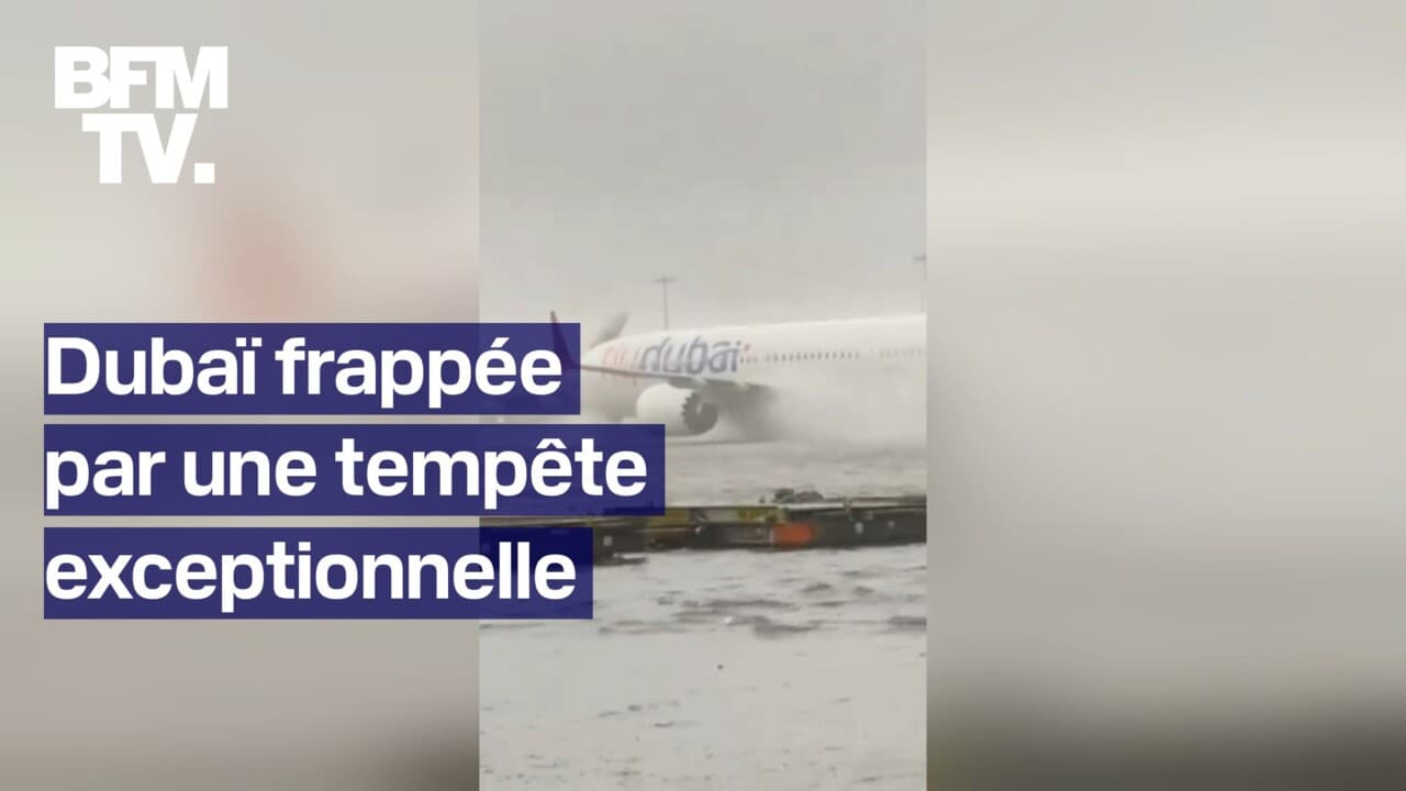 Les images rares de Dubaï frappée par une tempête