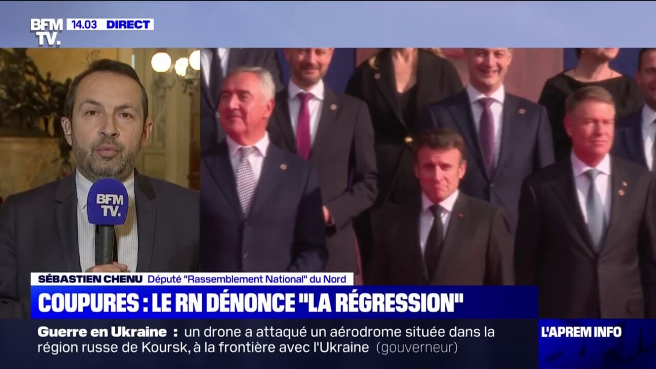 Sébastien Chenu, député RN du Nord: "Emmanuel Macron est totalement ...