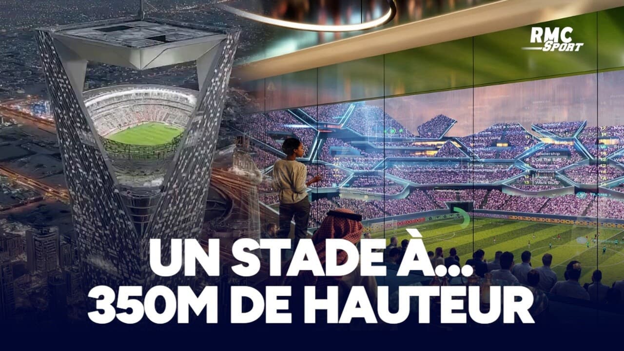Neom diffuse un aperçu de son futur stade… à 350m de hauteur ...