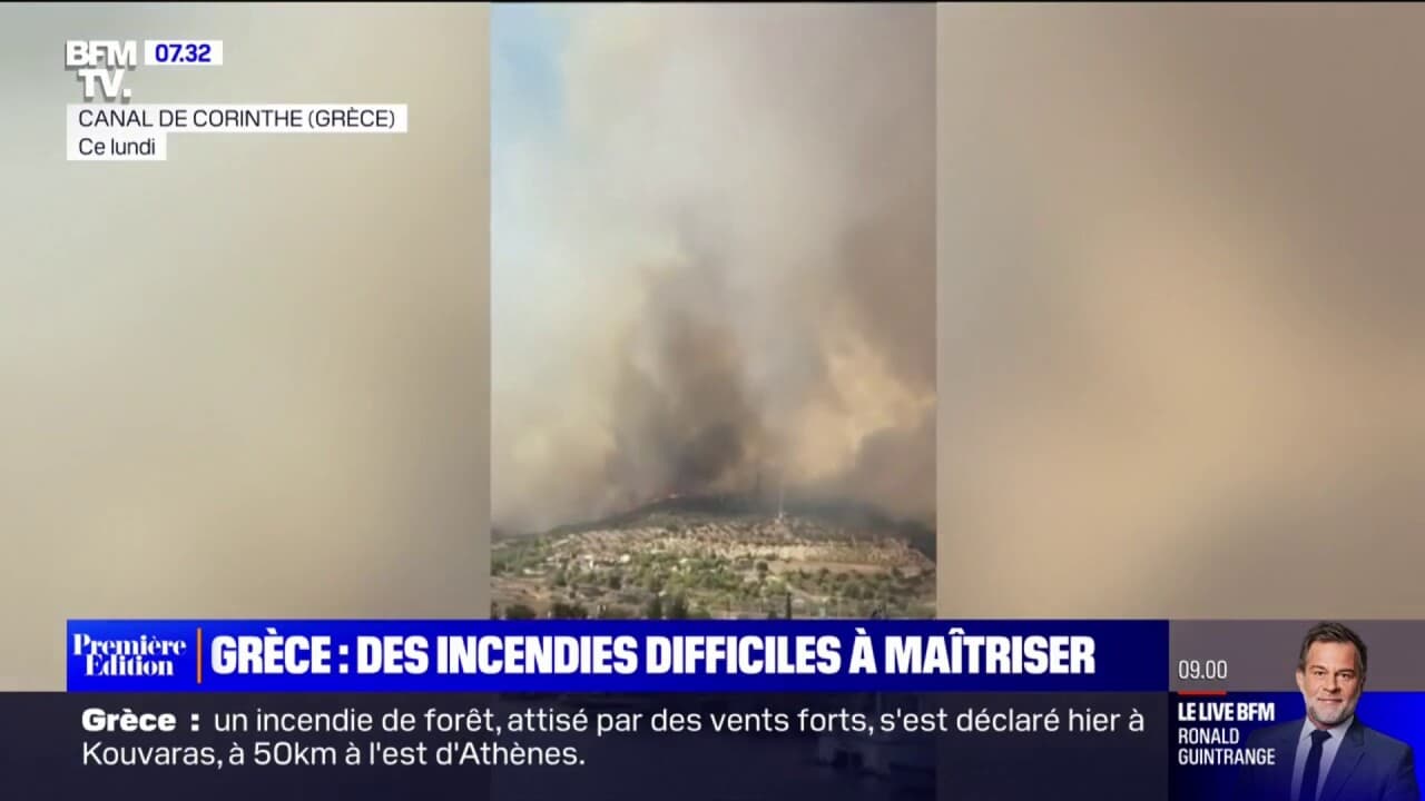 Incendie Grece Carte _ Incendies En Grèce 2025 – FYNSR