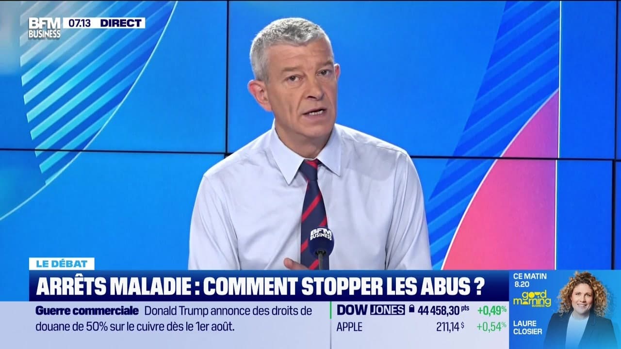 Nicolas Doze face à Jean-Marc Daniel : Arrêts maladie, comment stopper ...