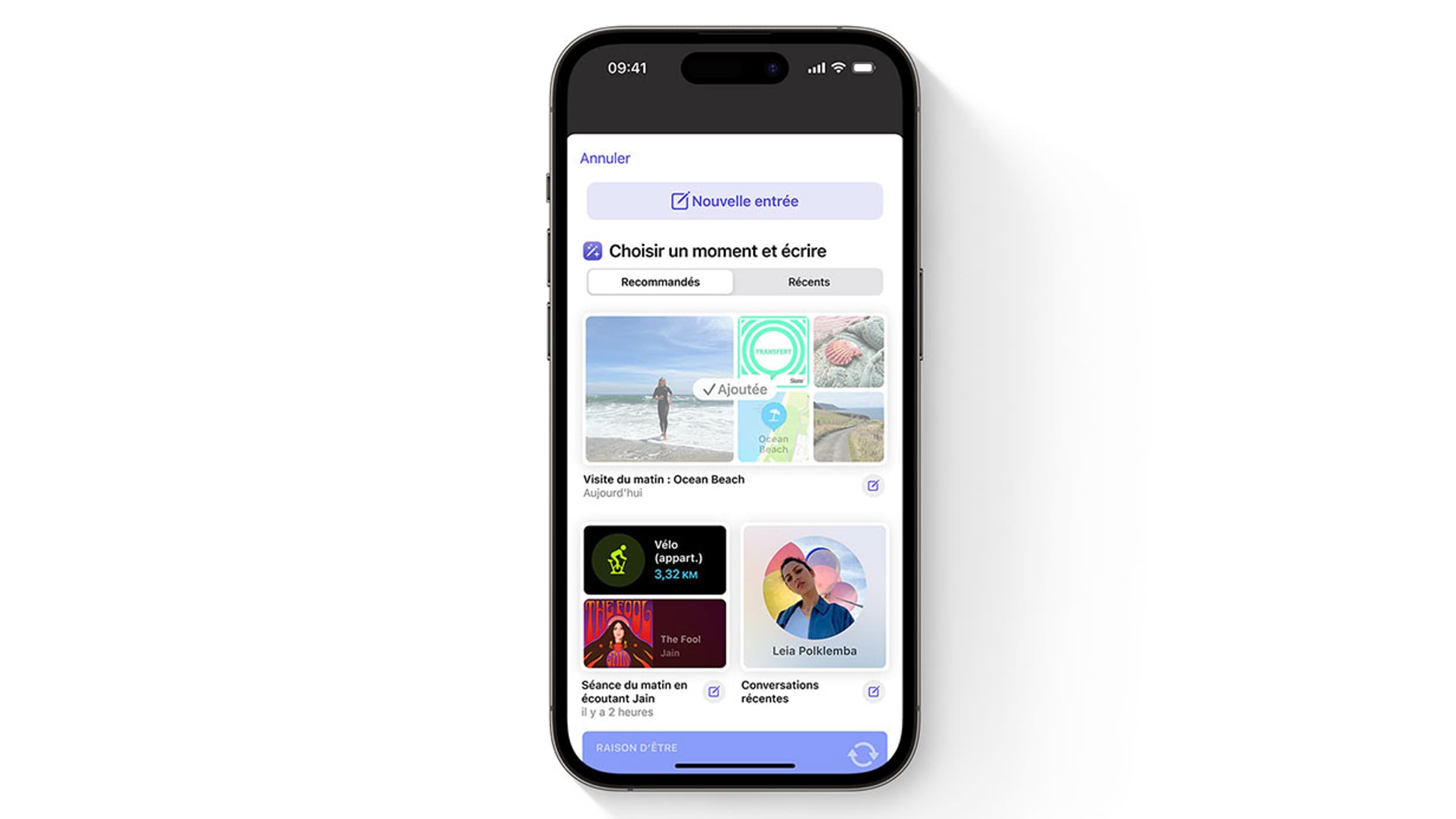 iPhone: Apple dévoile une nouvelle application de journal intime iPhone: Apple dévoile une nouvelle application de journal intime