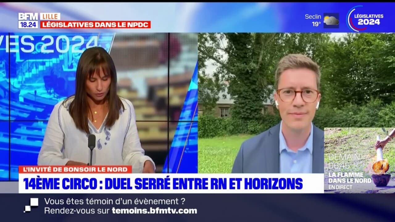 Législatives dans le Nord: Jean-Baptiste Gardes (RN) répond aux ...