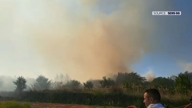 Pyrénées-Orientales: les deux incendies maîtrisés, le risque de reprise reste fort