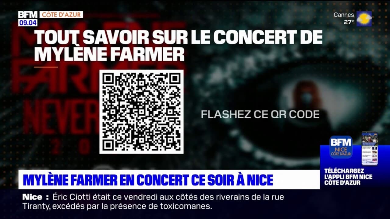 Nice: le concert de Mylène Farmer se tient ce samedi soir à l'Allianz Riviera