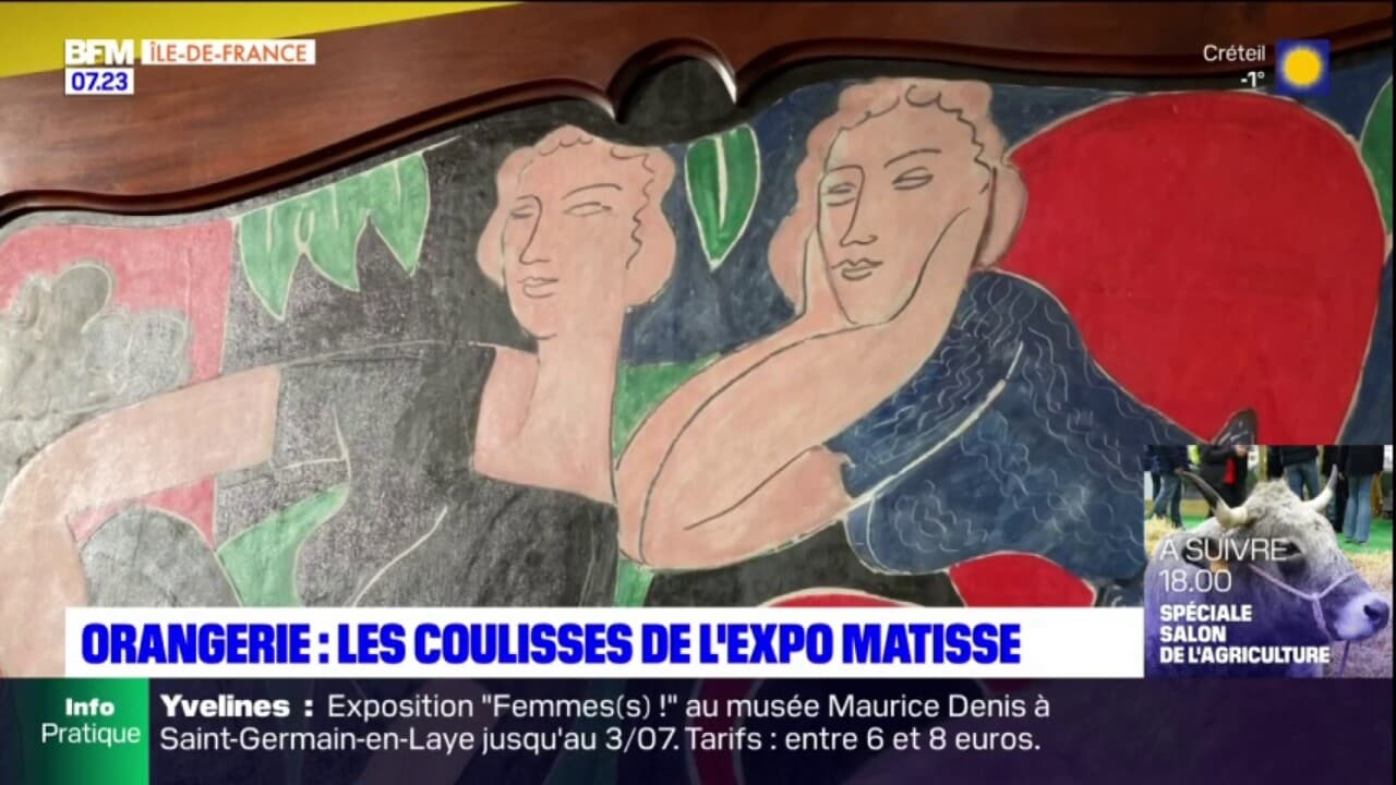 Paris: l'exposition Matisse au musée de l'Orangerie
