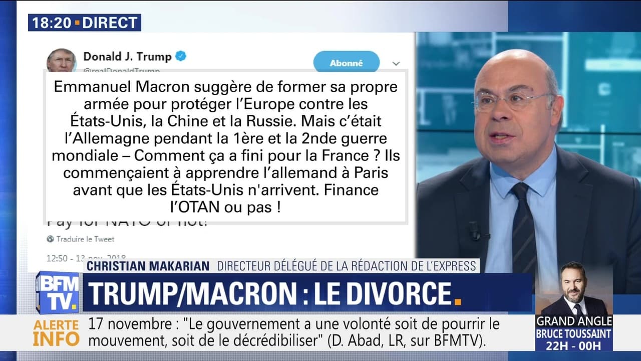 Popularité, chômage, vins... Donald Trump s'en prend à Emmanuel Macron ...
