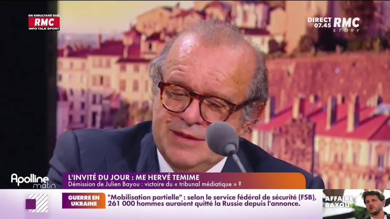 Face à Apolline : Maître Hervé Temime - 27/09