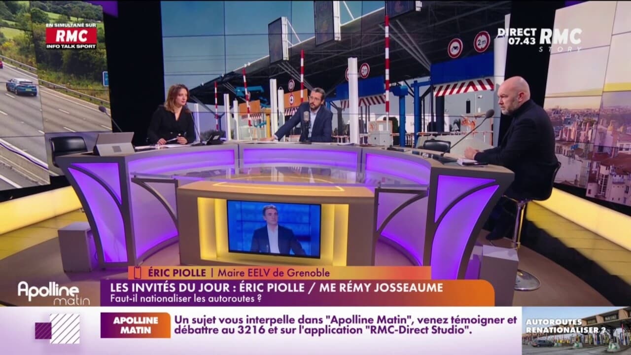 Eric Piolle souhaite récupérer l'argent des autoroutes pour le ...