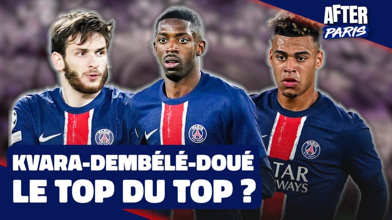 PSG : Dembélé-Kvara-Doué, le meilleur trio offensif d'Europe ? (After ...