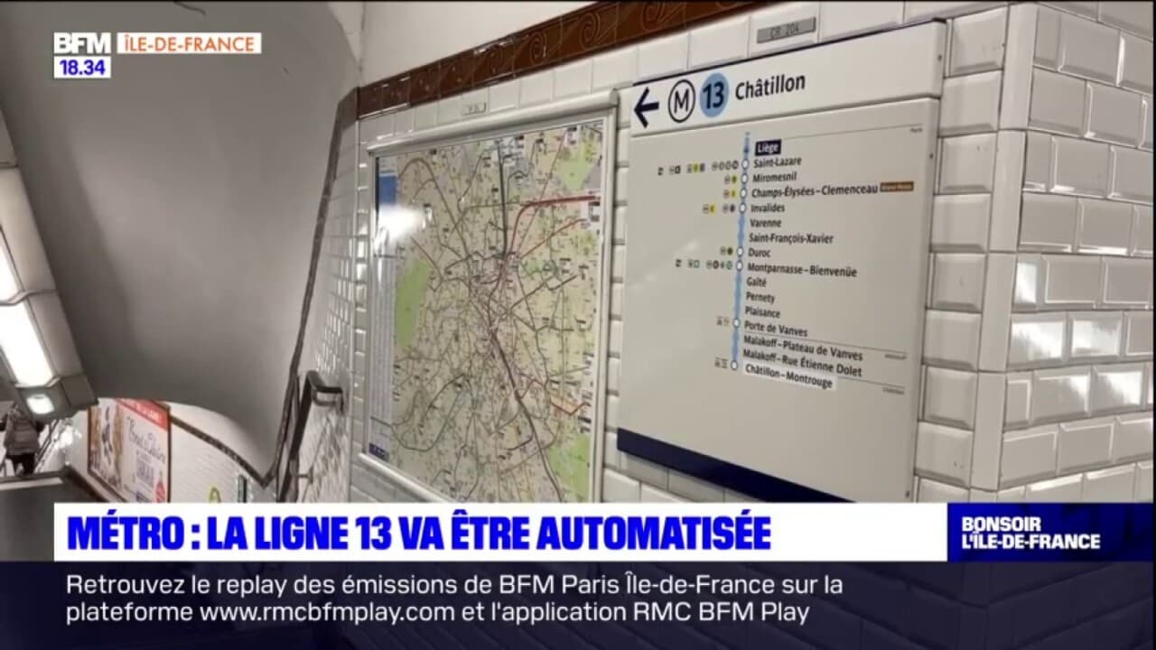 Paris: automatisation de la ligne 13, qu'en pensent les usagers?