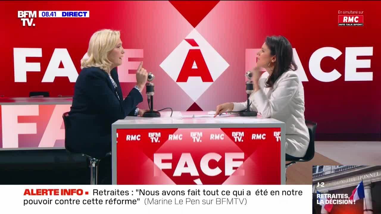 Face-à-Face : Marine Le Pen - 12/04