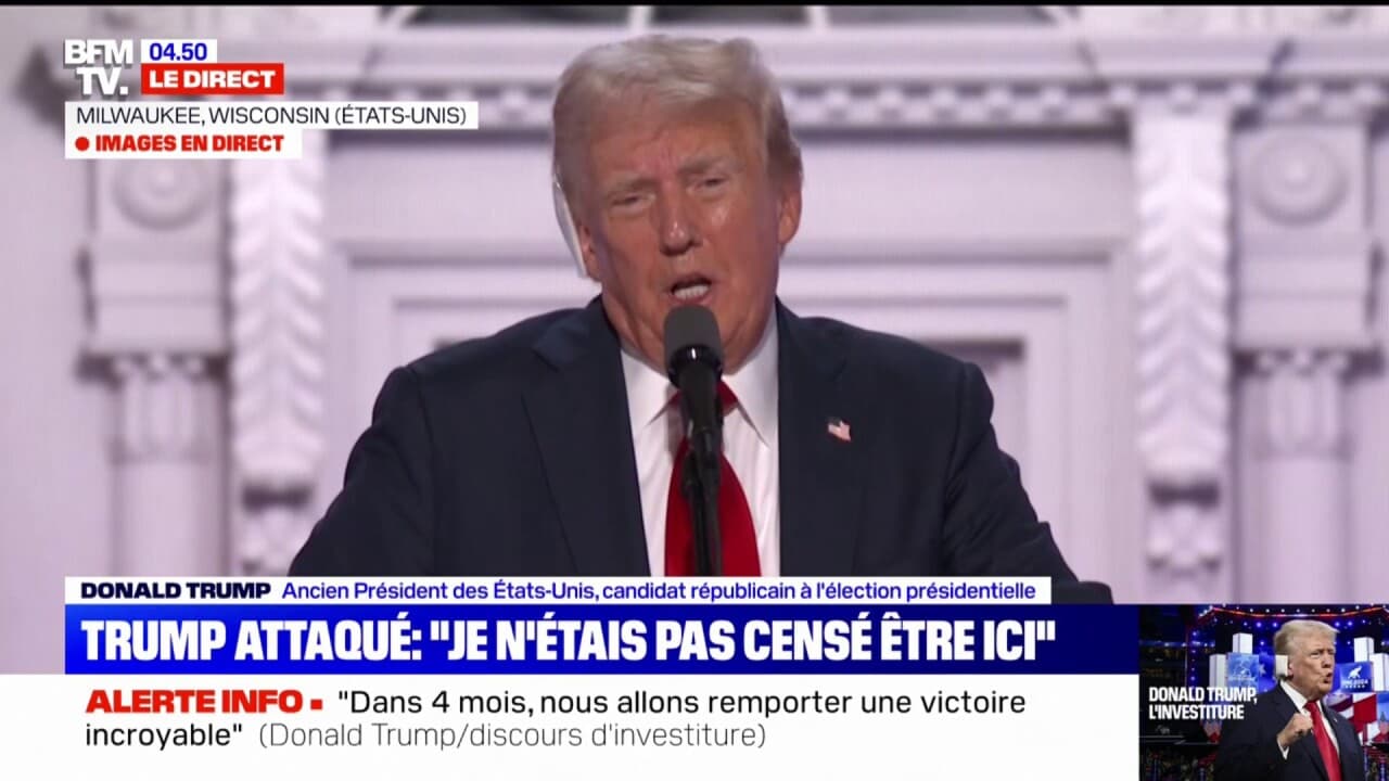 Donald Trump: "C'est moi qui sauve la démocratie"